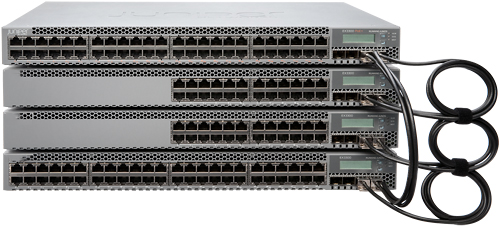 EX4300 Series network topology example