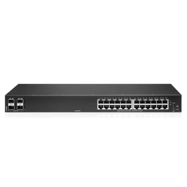 2930F switch in network rack installation
