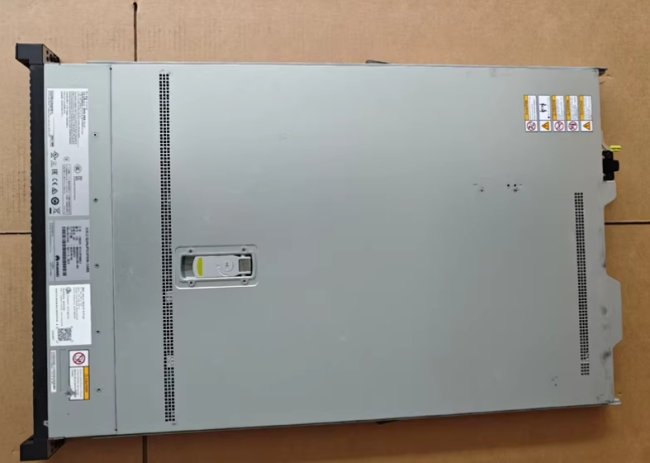 Rear panel view of rackmount server