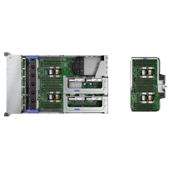 HPE DL580 server rear view
