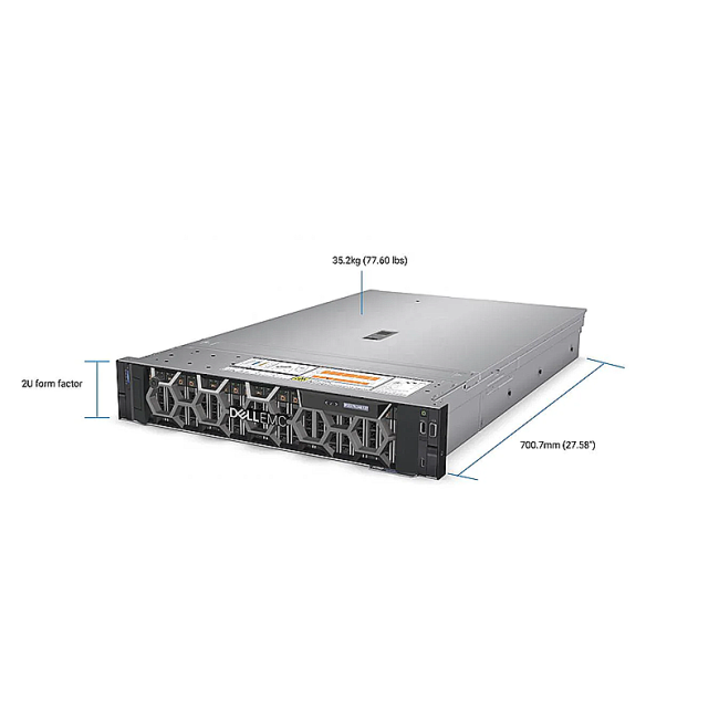 PowerEdge R750 back view