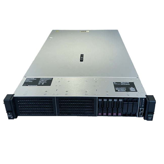 Side view of DL380 server showing ports