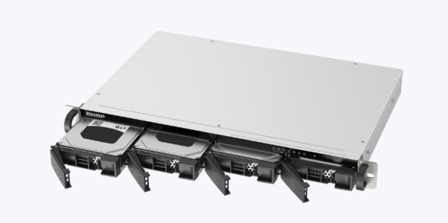 TS-433eU front panel interface close-up