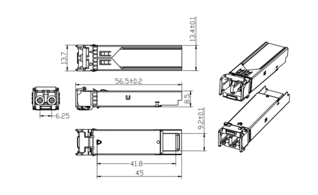 SFP module installation demonstration