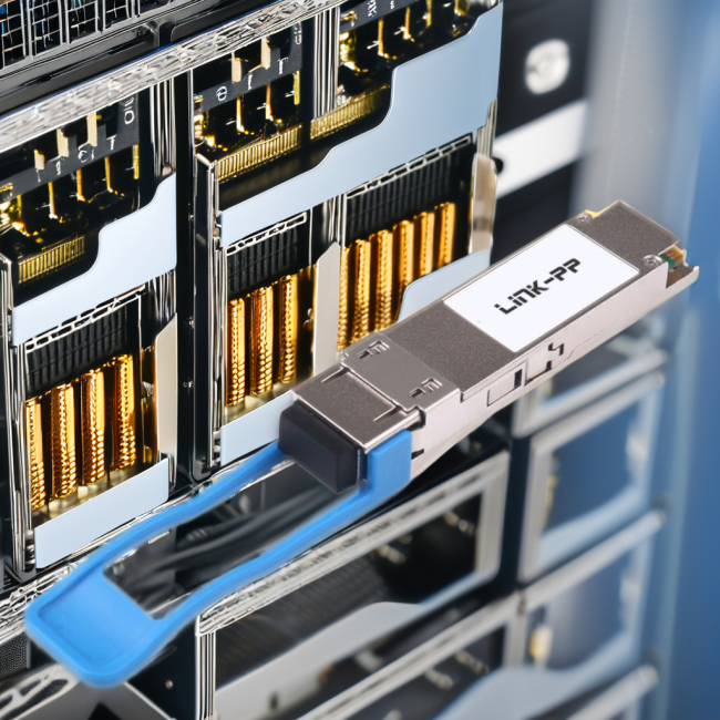 100G QSFP SR4-S Ethernet Module top view
