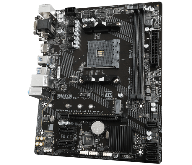 Motherboard component layout