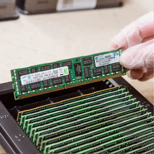 Technical specifications diagram of memory module