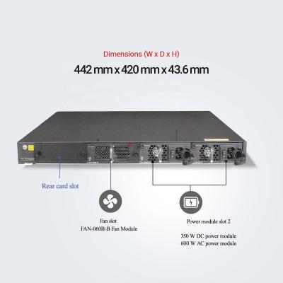 Китай Гигабитный коммутатор S6720-54C-EI-48S-AC 48-портный сетевой коммутатор с функцией SNMP и скоростью передачи продается