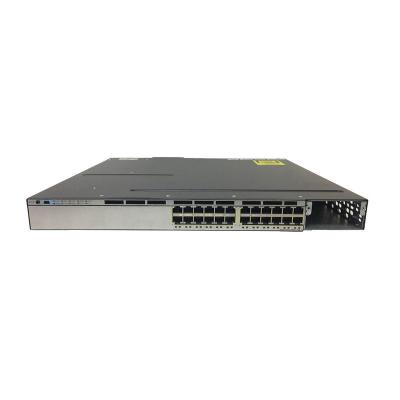 China Comutador PoE administrado de 24 puertos de capa 3 con puertos Ethernet 10/100/1000 Tamaño personalizado Base LAN apilada WS-C3750X-24P-L en venta