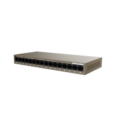 China Conmutador de 16 puertos de Gigabit TEG1016M personalizable para WiFi 802.11 de nivel empresarial en venta