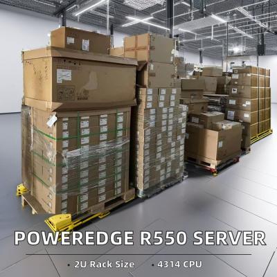 중국 골드 5317 프로세서 파워엣지 R550 16GB DDR4 32GB 64GB 메모리와 프로세서 SSD HDD 우수한 성능 판매용