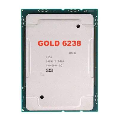 China Oro 6238 Procesador de CPU 2.1GHz 22 núcleo 140W 6238 Procesador de servidor en venta