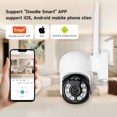 China 4MP HD Security Tuya Smart Wifi Kamera Autoverfolgung PTZ Heimnetzwerk CCTV Kamera Drahtlose Netzwerkkamera zu verkaufen