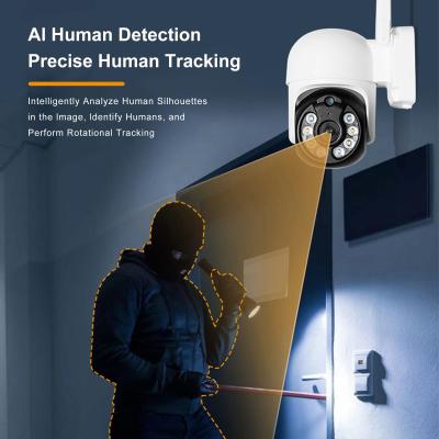 China 4MP HD Security Tuya Smart Wifi Kamera Autoverfolgung PTZ Heimnetzwerk CCTV Kamera Drahtlose Netzwerkkamera zu verkaufen