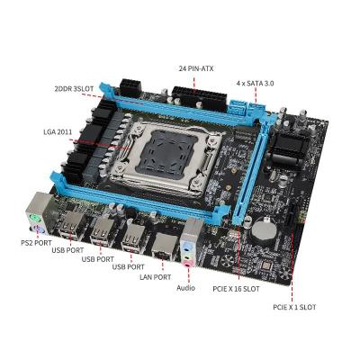 중국 맞춤형 X79 컴퓨터 메인보드 X79 칩셋 데스크톱 메인보드 듀얼 채널 DDR3 LGA2011 SATA3 M-ATX pc 메인보드 판매용