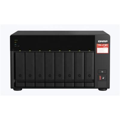 中国 TS-873A-8G NASシステム 8GB RAM クアッドコア 2.2GHz 8ベイ ネットワークストレージ 販売のため
