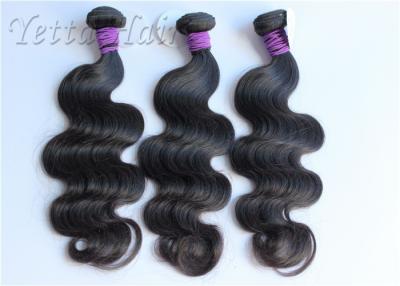 China Cabelo peruano macio preto natural do Virgin da onda do corpo para a menina ideal à venda