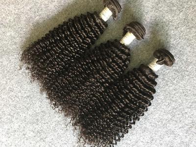 中国 等級8Aのバージンのペルーの人間の毛髪の織り方/ねじれたカーリー ヘアー延長 販売のため