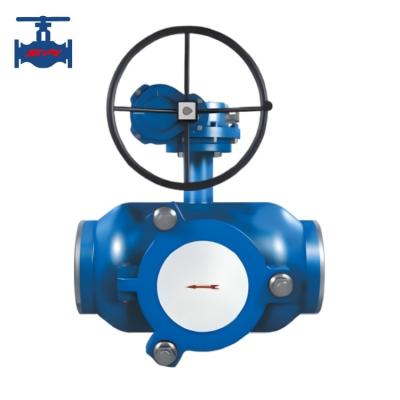 China Welded Ball Valve with Strainer Normal Pressure Application 18 Months for sale