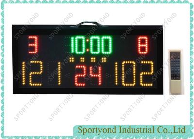 Cina Piccolo tabellone segnapunti elettronico da tavolo di pallacanestro con l'orologio di colpo, FCC di RoHS del CE in vendita