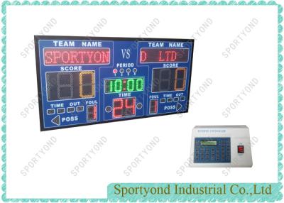 Cina Tabellone segnapunti elettronico 180x95cm, regolatore senza fili di pallacanestro della palestra dell'interno di Digital di rf in vendita