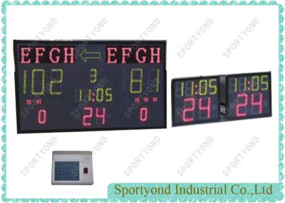Cina Tabellone segnapunti di pallacanestro di Digital ed orologio di colpo elettronici principali con tempo di periodo in vendita