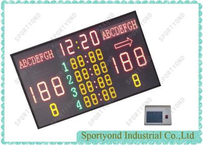 Cina Grande tabellone segnapunti elettronico di pallacanestro di Digital rosso/giallo/verde, 2m x 1m in vendita