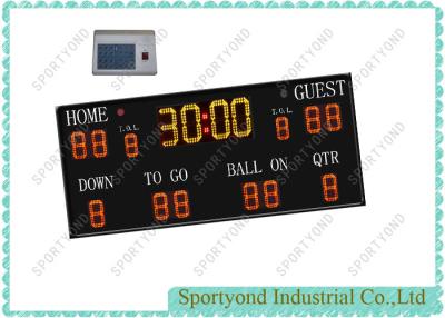 Cina Il football americano ha condotto il tabellone segnapunti elettronico con il temporizzatore, regolatore a distanza senza fili in vendita