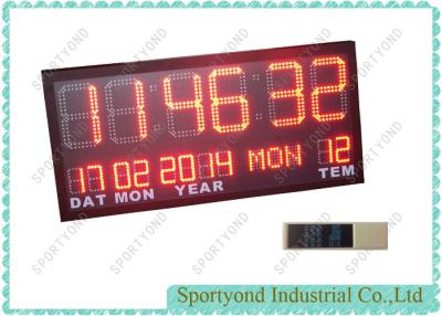 Cina Esposizione principale data dell'orologio di Digital di temperatura in vendita