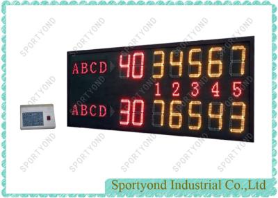 Cina Tabellone segnapunti elettronico di tennis del quadro comandi di 5 insiemi con il tabellone segnapunti principale di Digital in vendita