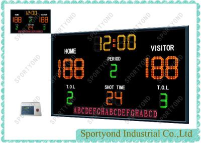 Cina Pallacanestro elettronica del tabellone segnapunti di Digital LED che segna bordo per il club di pallacanestro in vendita