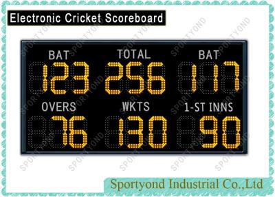 Cina Tabellone segnapunti elettronico all'aperto di alluminio del cricket con controllo monochip della console senza fili in vendita