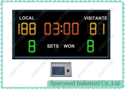 Cina Tabellone segnapunti elettronico di pallavolo luminosa eccellente del LED per pallacanestro in vendita