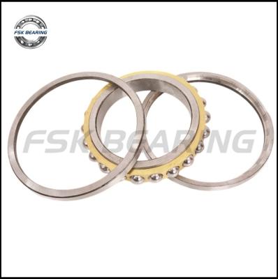 Cina ABEC-5 7320-B-XL-MP 66320 Single Row Angular Contact Ball Bearing 100*215*47 mm Brass Cage in vendita
