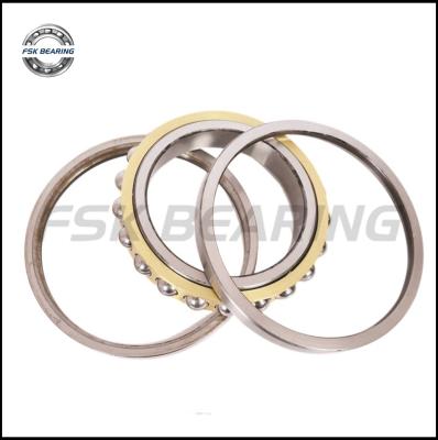 Cina ABEC-5 7320-B-XL-MP 66320 Single Row Angular Contact Ball Bearing 100*215*47 mm Brass Cage in vendita