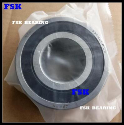 China Sealed 3308 2RS , 3308LLB / C3 Angular Contact Ball Bearing Double Row , P5 for sale