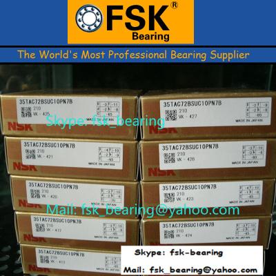 China Rolamentos livres do parafuso da bola da combinação do descolamento DF do DB de P5 P4 35TAC72BSUC10PN7B à venda