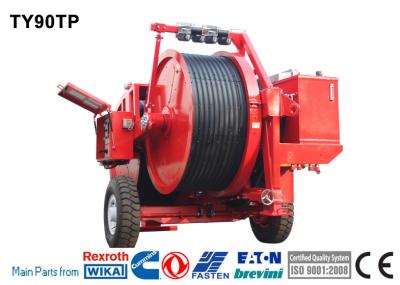 China Equipo de línea eléctrica de tensión de tirador hidráulico de cuerda de 90 kN en venta