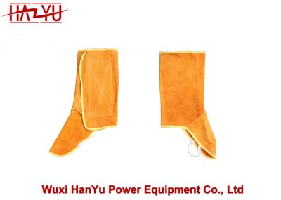 Cina BWFC Pelle di mucca di saldatura copertura del piede Strumenti di linea per cantieri in vendita