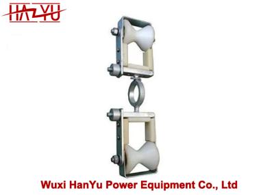 China Stringing Pulley Nylon Double Sheave Block OPGW Kabel vervangende pulley Te koop