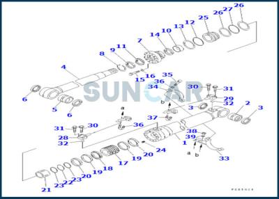 Κίνα 707-99-47660 η εξάρτηση υπηρεσιών κυλίνδρων 7079947660 βραχιόνων εγκαθιστά pc200ca-6 pc210-6 προς πώληση