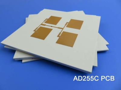 China 60mil AD255C PCB RF Compuestos basados en PTFE con inmersión de oro en venta
