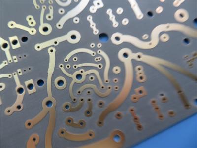 중국 RF PCB 62mil CER-10 라미네이트를 기반으로 블랙 솔더마스크와 몰입 틴 판매용