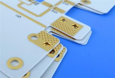 RF PCB 2-layer 20mil RO4835 Substrate Black Silkscreen Immersion Gold