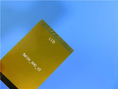 중국 단일층 플렉스 PCB는 LCD 연결기를 위한 폴리이미드 경화제로 1 온스 폴리이미드를 토대로 했습니다 판매용