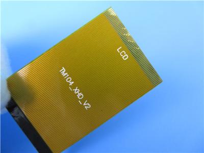 중국 단일층 플렉스 PCB는 LCD 연결기를 위한 폴리이미드 경화제로 1 온스 폴리이미드를 토대로 했습니다 판매용