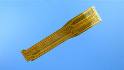 중국 연성 인쇄 회로 (FPC)는 침지 금과 폴리이미드와 커넥션 스트립 #FPC 마누패크투르를 위한 스티를 토대로 했습니다 판매용