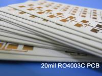 China Rogers 4003 20mil Hochfrequenz-PCB doppelseitiger HF-PCB-Repeater PA zu verkaufen