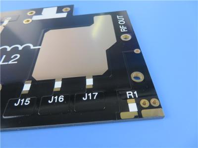 China El doble dieléctrico compuesto del tablero 1.0m m del PWB del RF de la microonda echó a un lado PWB en venta