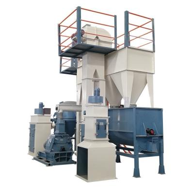 China cadena de producción de la alimentación del polvo 90kw máquina de la trituradora del pienso de 15-25TPH en venta